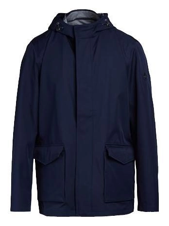 HACKETT  Overcoat & Trench Coat Size Polyester - Navy