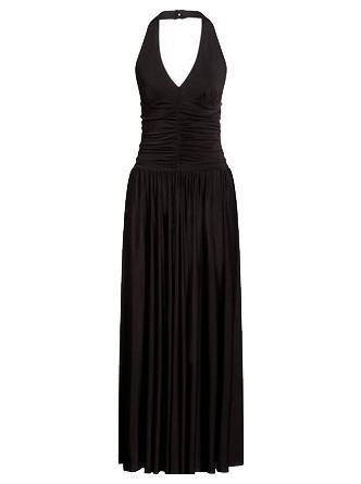 VICOLO Maxi Dress Size Polyester, Elastane - Black