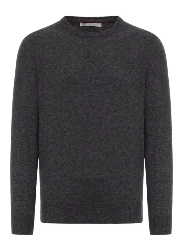 Brunello Cucinelli Long-sleeved Knit Top - Gray