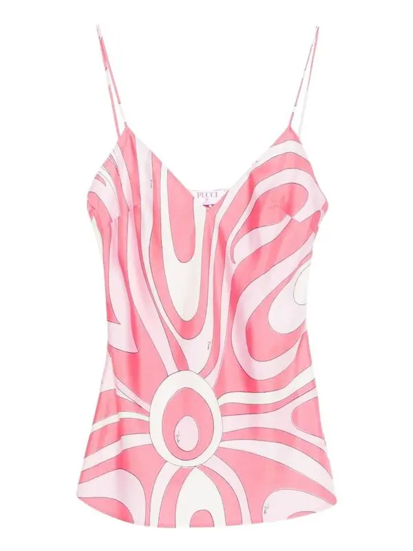 Emilio Pucci Silk Top - Brown