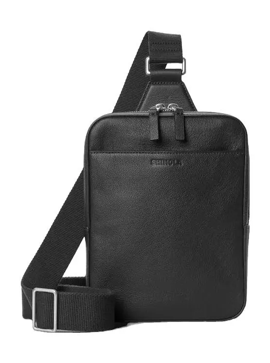 Shinola Canfield Leather Crossbody Bag - Black