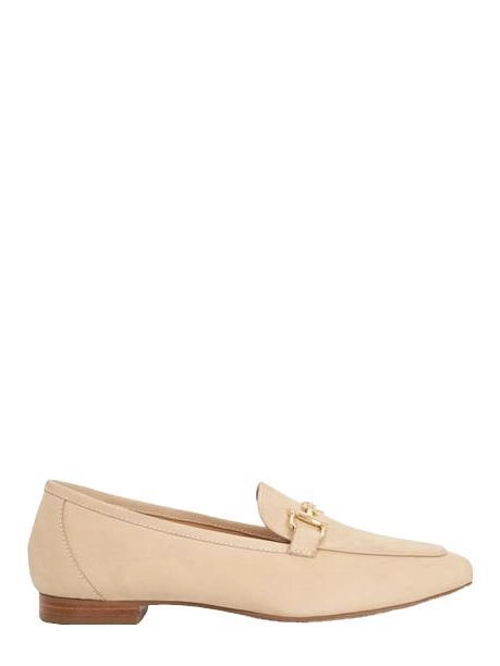 Dune London Grained Leather Loafer - Ecru