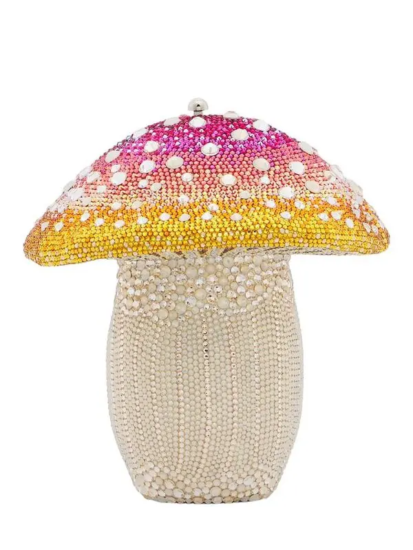 Judith Leiber Mushroom Toadstool Embellished Clutch - Multicoloured