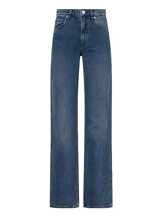 Rag & Bone Harlow Slim-straight Leg Denim Jeans - Catskill