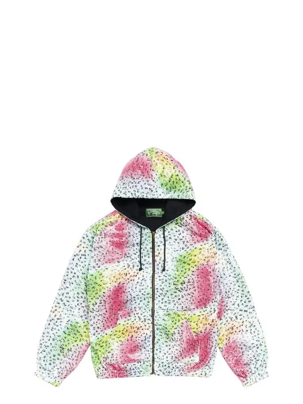 StÜssy Denim Tears Sequin Zip Hoodie 'multi - Multicolor