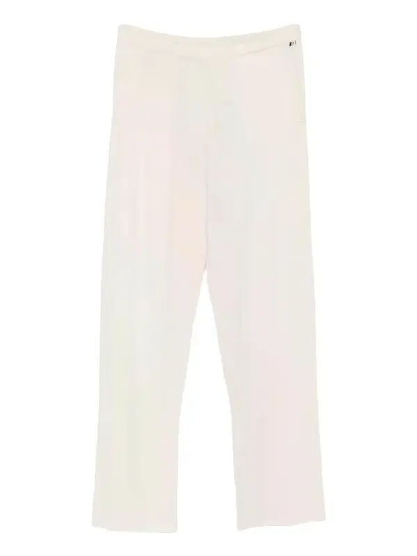 Extreme Cashmere Fine-knit Cashmere-blend Trousers - Neutrals