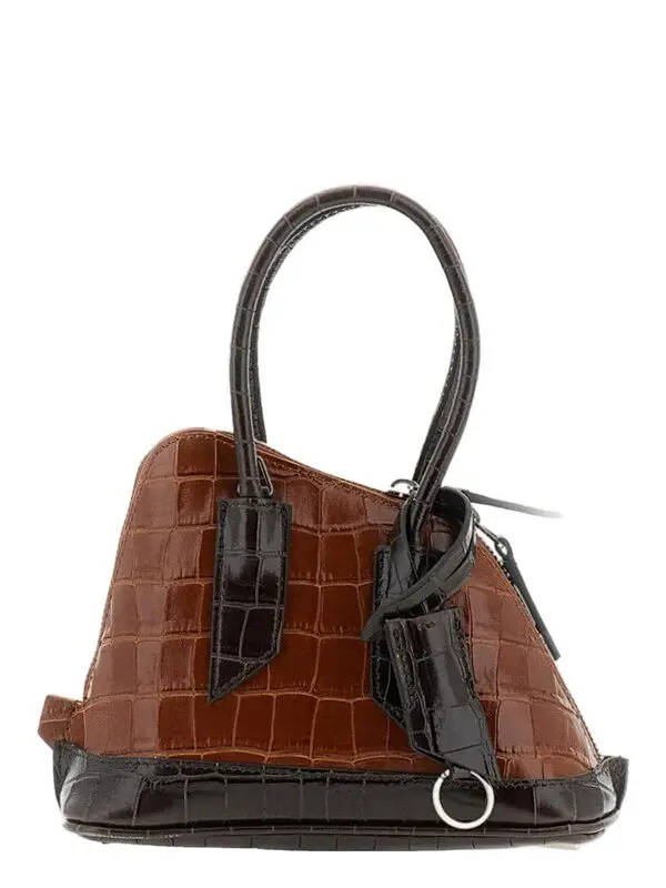 Attico Superattico10 'sant Ambroeus Mini' Borsa A Mano - Marrone