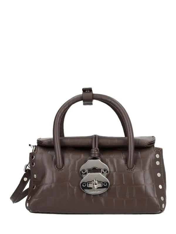 ZANELLATO 100% Leather Handbag Made In Italy - Brown