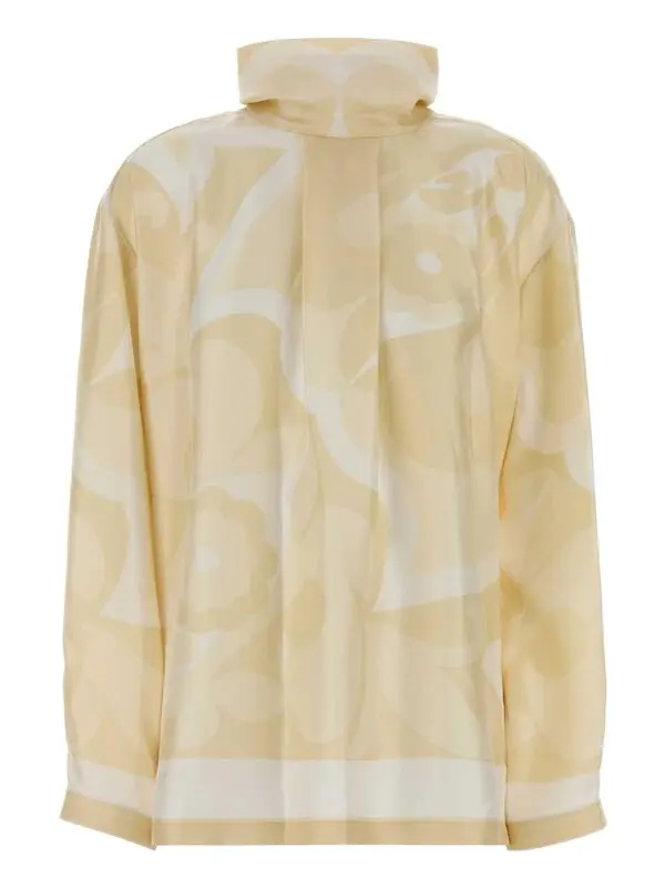 Carven Silk Blouse - Printed