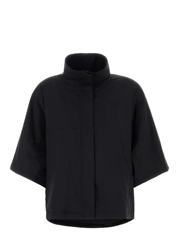 Herno Laminated Nylon Jacket For - Black