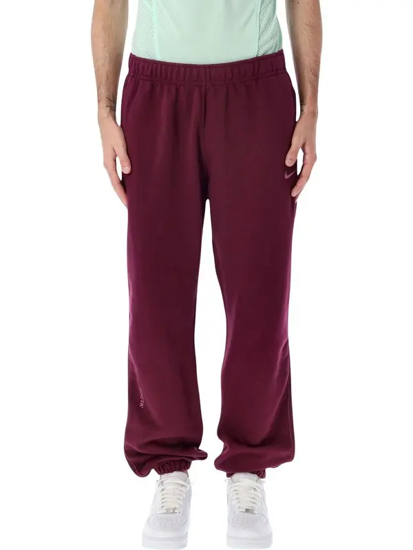 Nike Nocta Cs Fleece Sweatpants With Reflective Zip Pockets - Viola