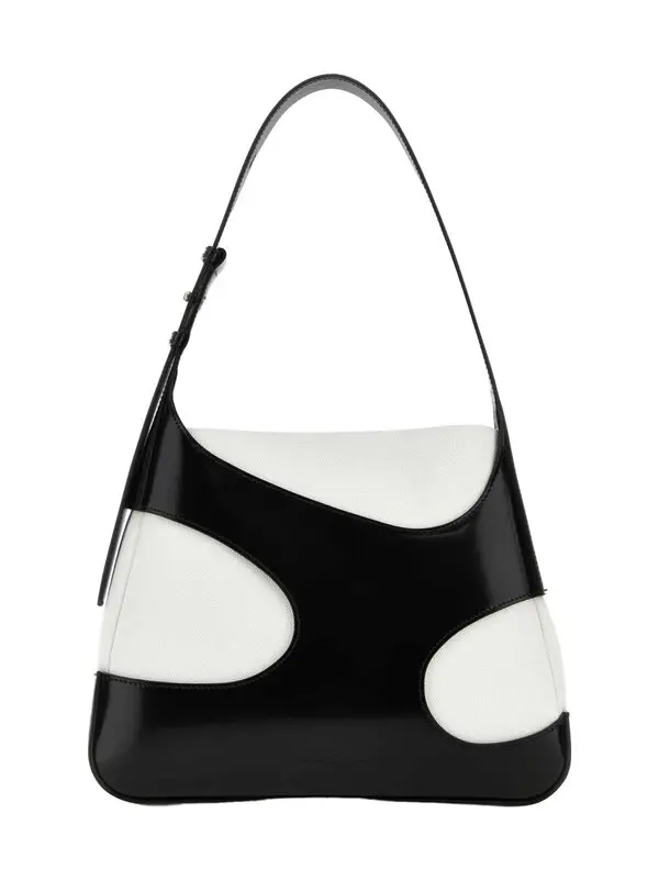 FERRAGAMO Two-tone Cut-out L Shoulder Handbag - Multicoloured
