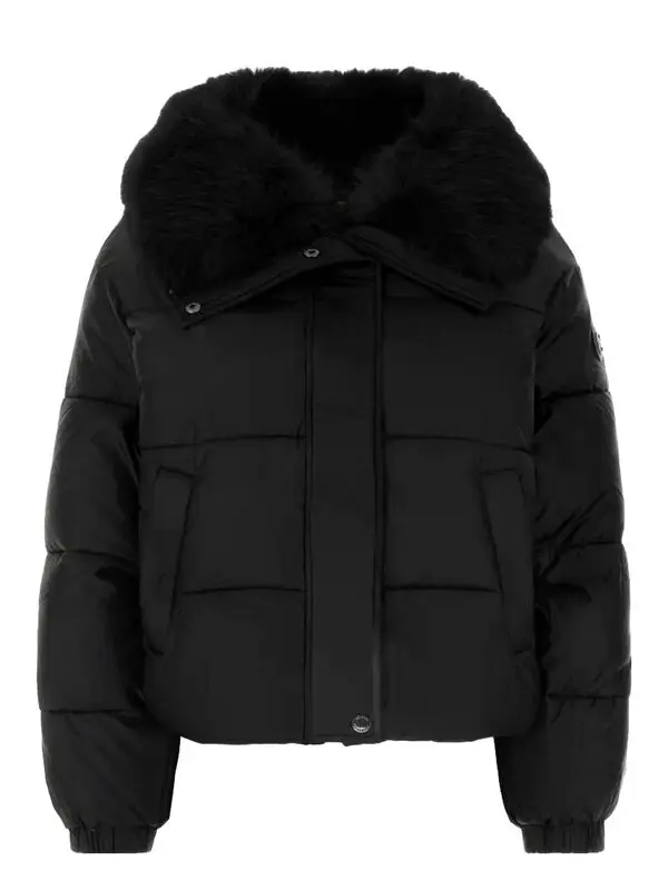 Michael Kors Faux-fur Collar Padded Jacket - Black