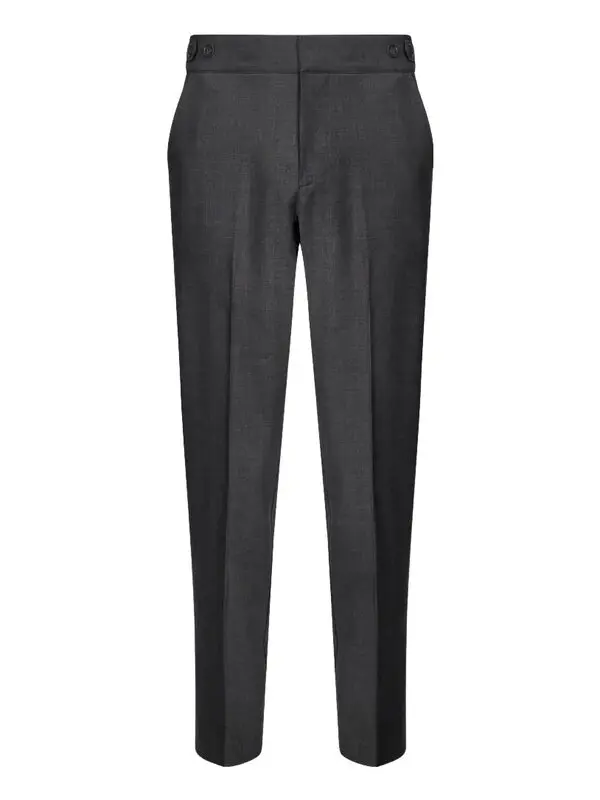 _J.L - A.L_ Barbette Pressed-crease Trousers - Grey
