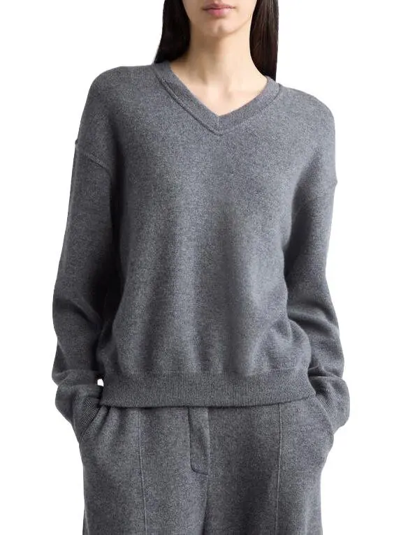 LISA YANG Cyrilla Cashmere Sweater - Graphite
