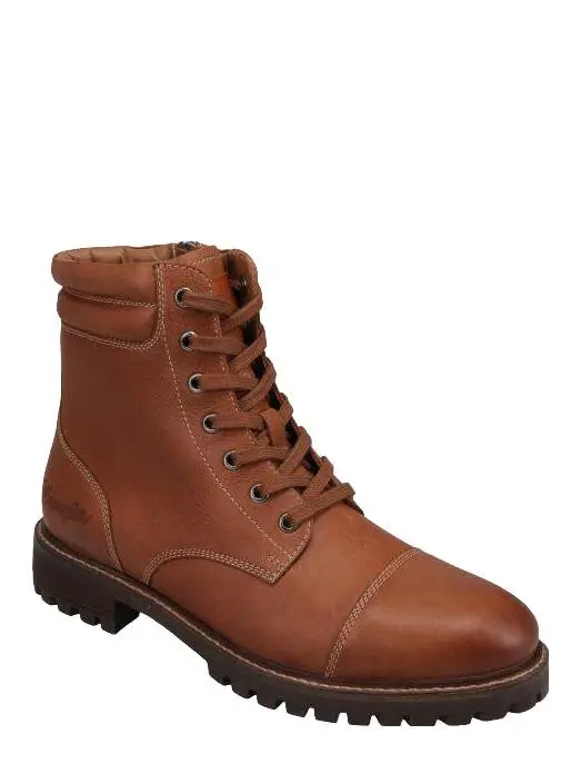 Wrangler Jace Round Toe Western Boot - Saddle Tan