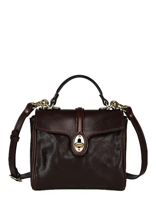 OLD TREND Laurel Heritage Genuine Leather Satchel - Brown
