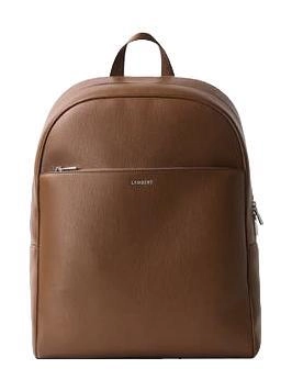 LAMBERT Emersonvegan Leather Backpack - Hazelnut