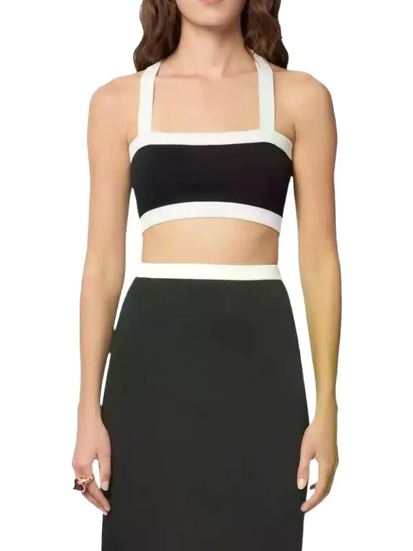 Nina Ricci Le Bralette Square-neck Tank Top - Black