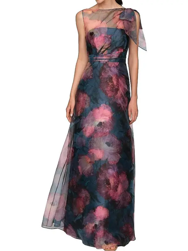 KAY UNGER Jocelyn Gown - Chambray Multi