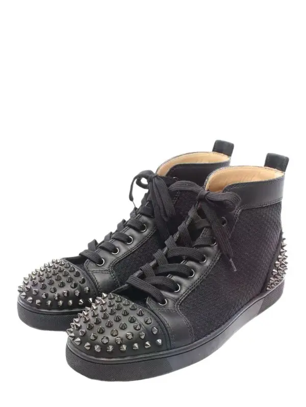 CHRISTIAN LOUBOUTIN 2000s Louis Spikes Sneakers - Black