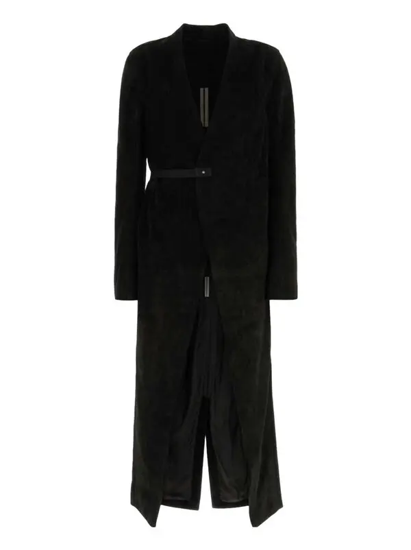 Rick Owens Long Coat - Black