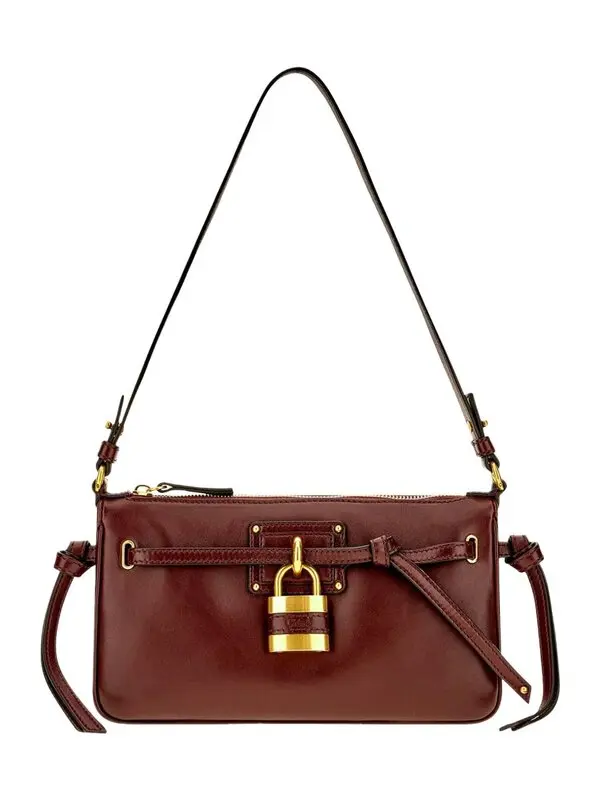 Chloé Zippered Shoulder Bag - Red