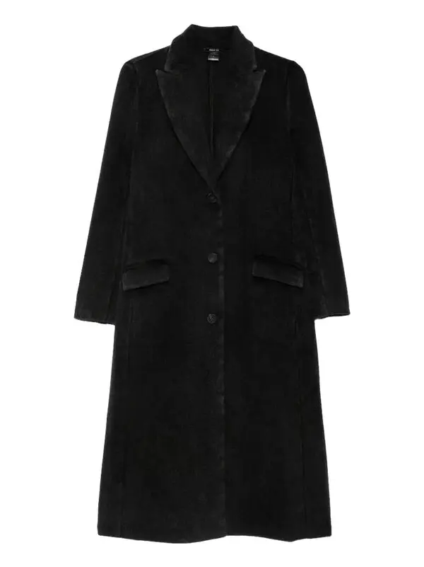 Avant Toi Single-breasted Notched-lapels Coat - Grey