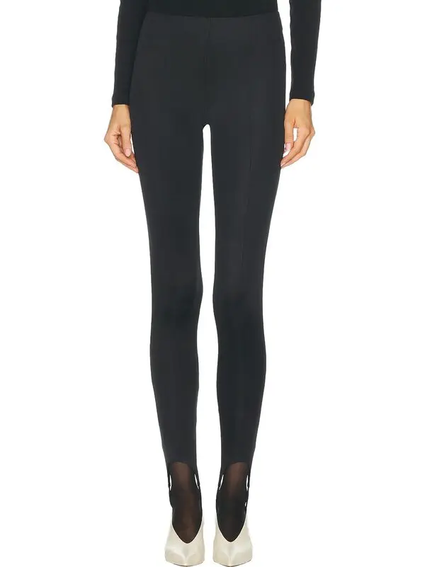 THE FRANKIE SHOP Caserta Stirrup Leggings - Black