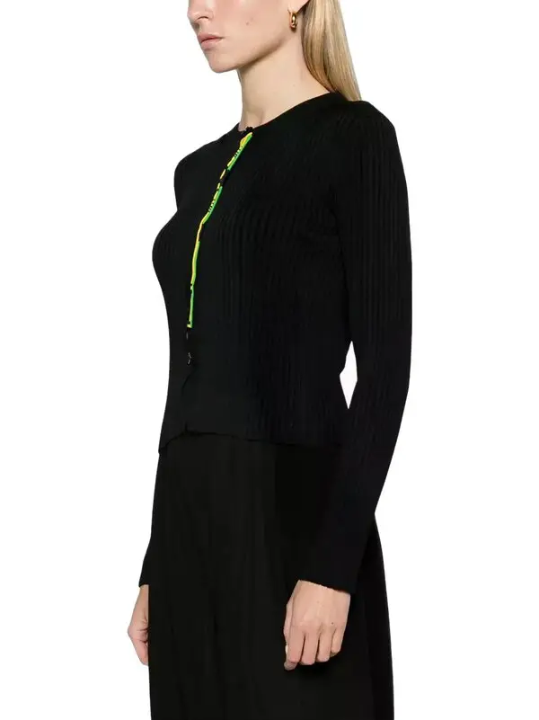 Loewe Cardigan In Viscose Blend - Black