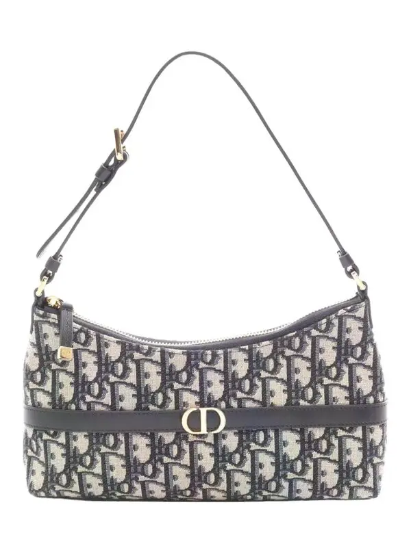 Dior 2010s 30 Montaigne Cigale Shoulder Bag - Blue