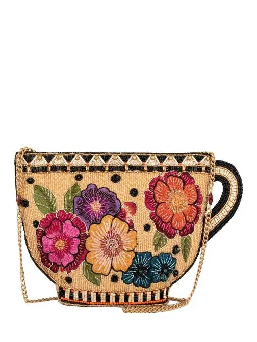 MARY FRANCES ACCESSORIES Tea Party Crossbody Handbag - Multi