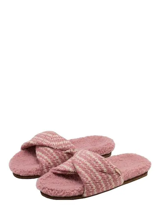 FEELGOODZ Women’s Knit Strap House Slipper - Lychee