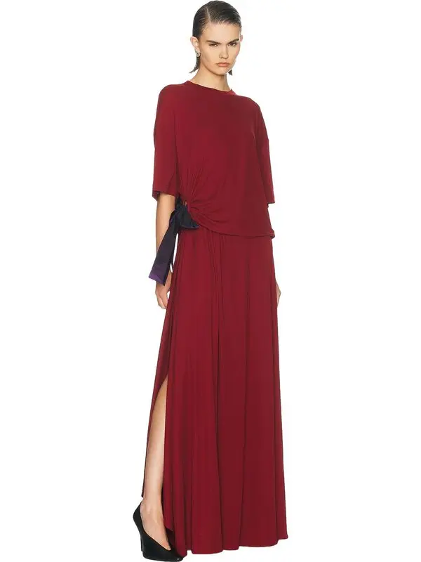 Balenciaga T-shirt Dress - Red