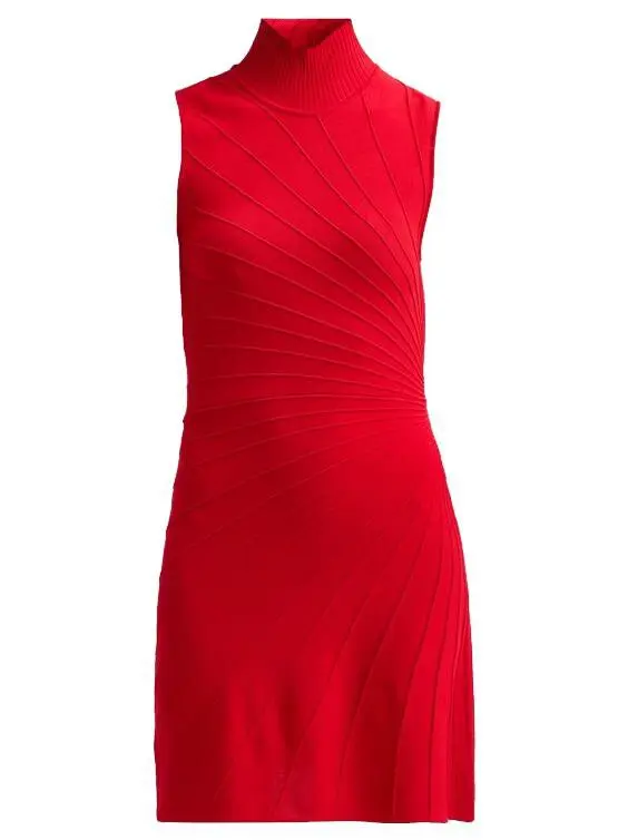 Ramy Brook Charlee Sleeveless Knit Mini Dress - Ruby