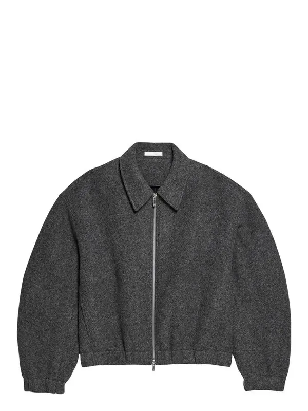 Helmut Lang Shell Full-zip Bomber Jacket - Grey