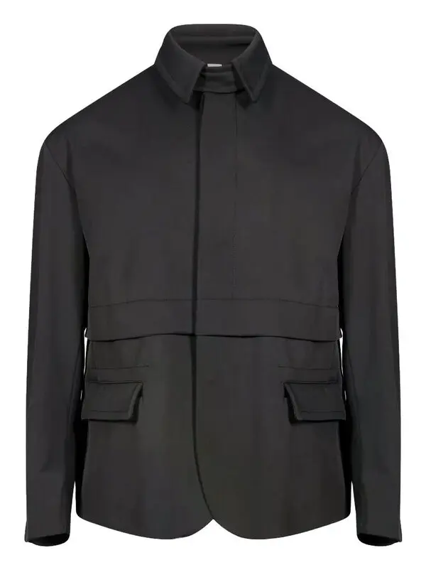 HEVO Fantase Single-breasted Coat - Black