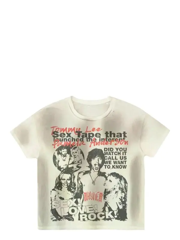 BRAVEST STUDIOS Graphic-print T-shirt - Neutrals