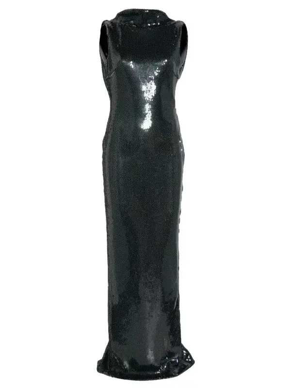 Retrofete Liela Sequin Dress - Black