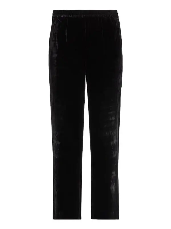 FRAME The Velvet Plaza Pants - Black