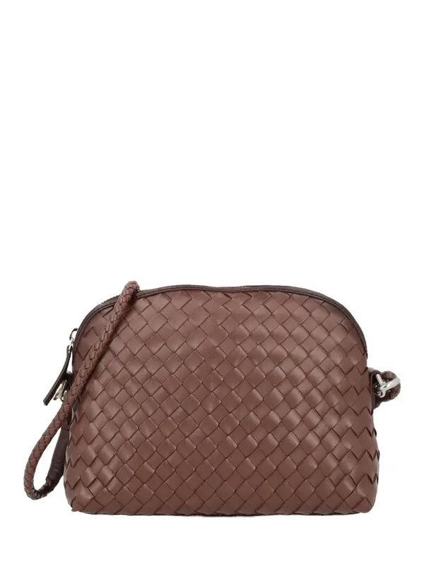 Dragon Diffusion Chunky Fellini Mini Leather Pochette Clutch For - Brown