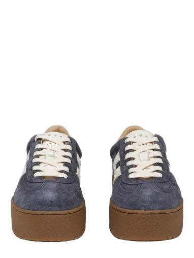 Hogan Style Italian Leather Sneakers For - Multicolour