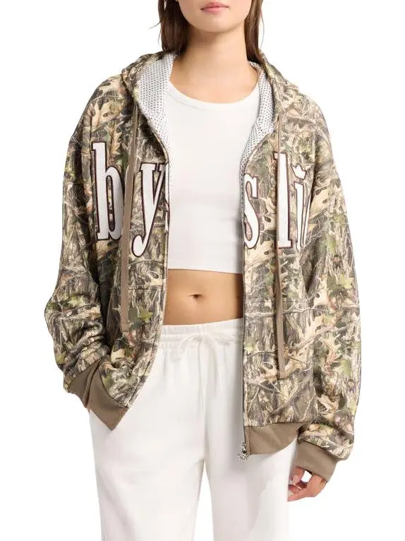 BOYS LIE Manhunt Harley Full Zip Graphic Hoodie - Multi