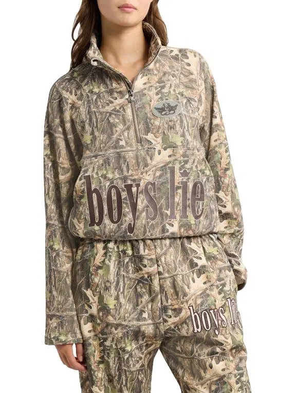 BOYS LIE Manhunt A1 Cropped Sweatshirt - Multi