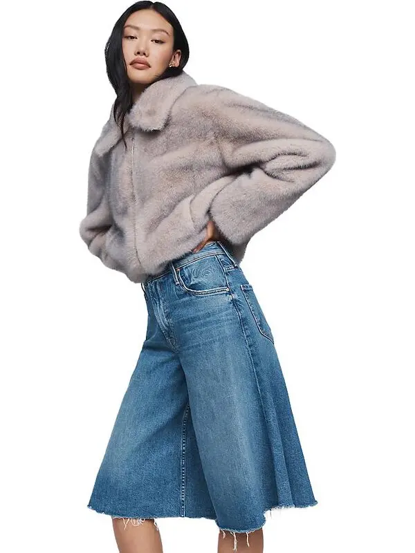 MOTHER The Whole Lot Denim Shorts - Playback