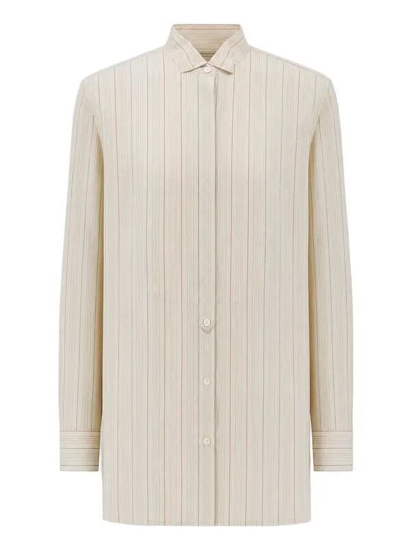 Dries Van Noten Viscose Blend Shirt With Striped Pattern - Multicolor