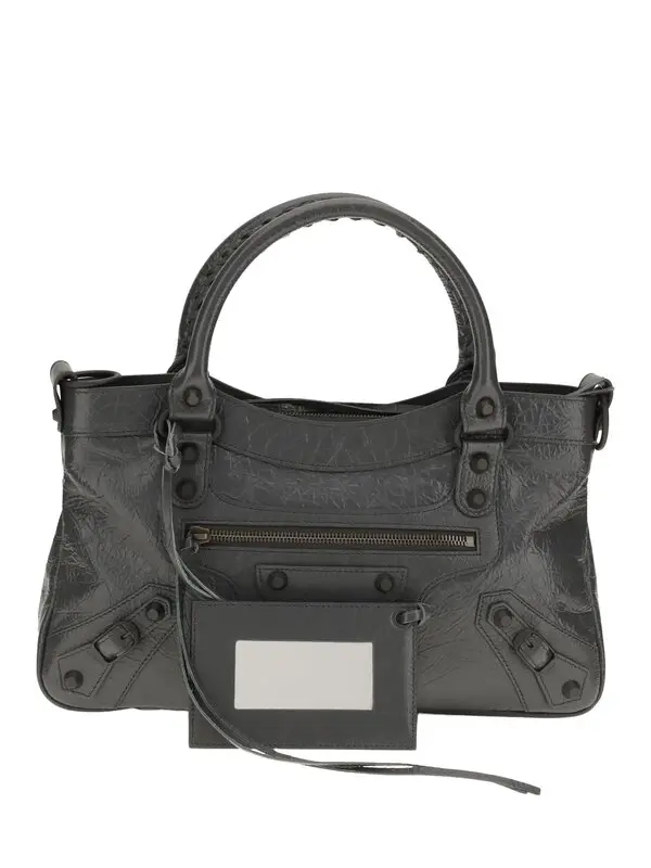 Balenciaga City First Shoulder Bag - Pebble