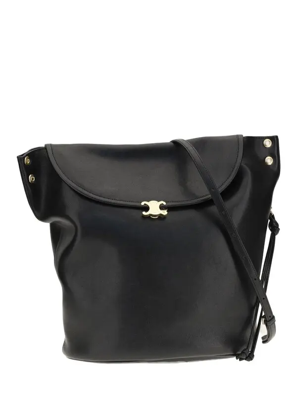 Celine Bucket Soft Triomphe - Black