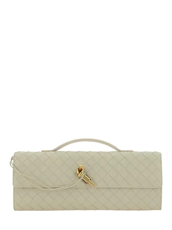 Bottega Veneta Andiamo Handbag - White
