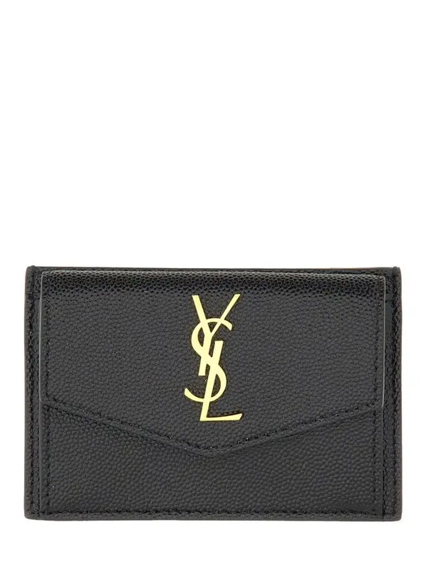 Saint Laurent Portacarte Uptown - Black